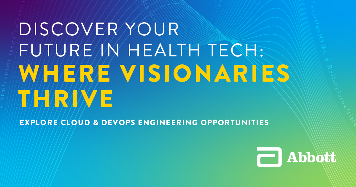 Cloud & DevOps Jobs | Careers in Digital Health | Abbott