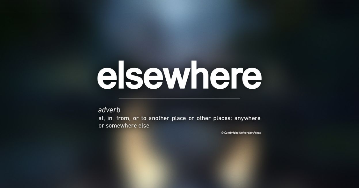 Elsewhere Entertainment Jobs