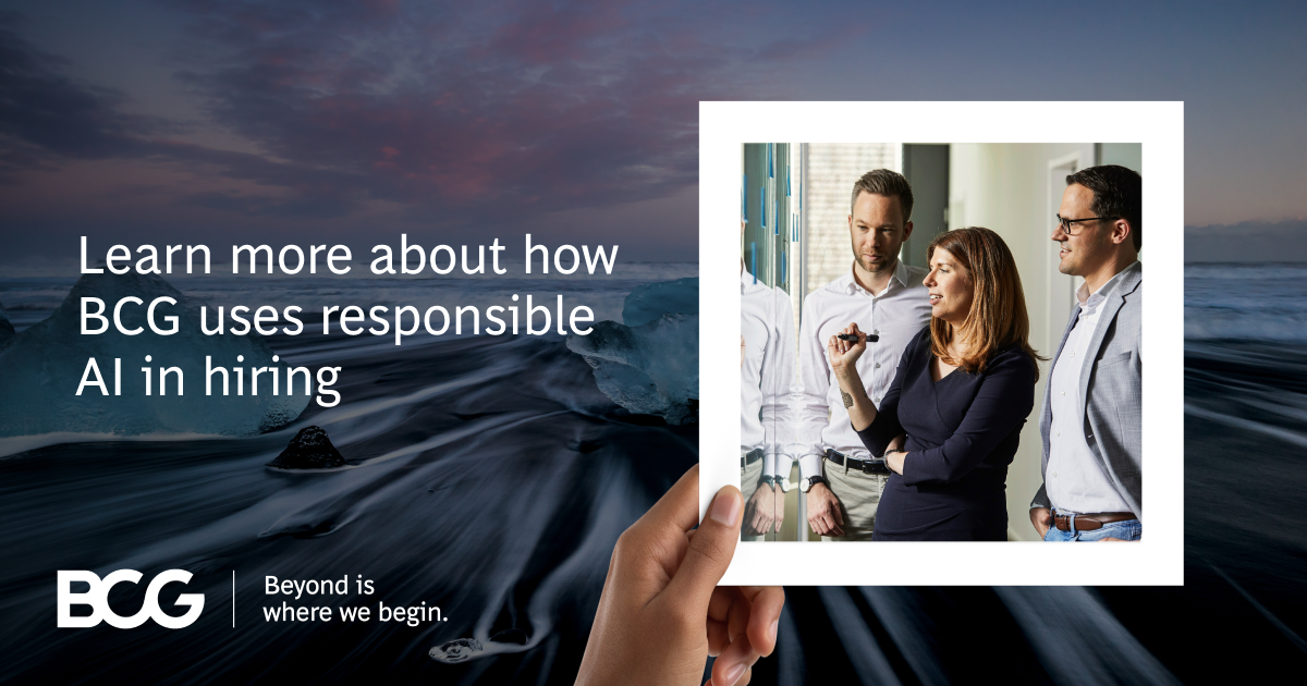 How BCG Uses Responsible AI in Hiring | BCG Careers