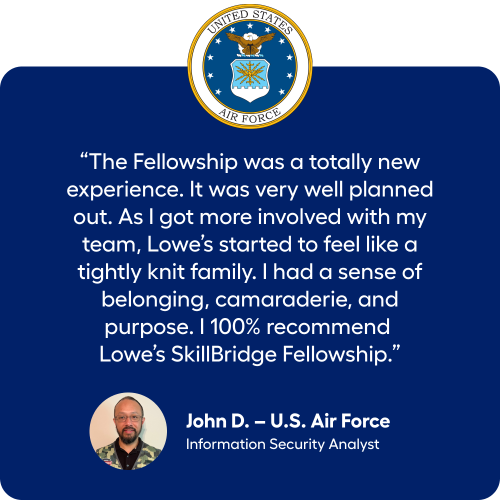 CSP / DoD SkillBridge | Lowe's Careers