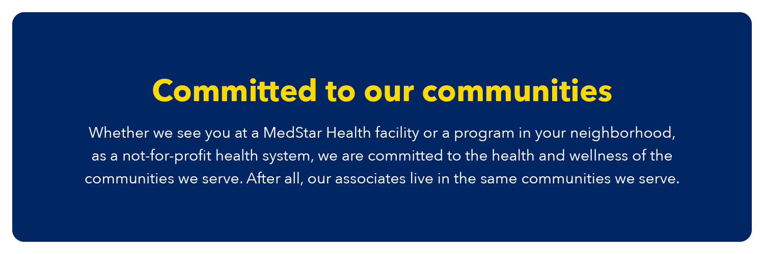 About Us | MedStar Health Careers
