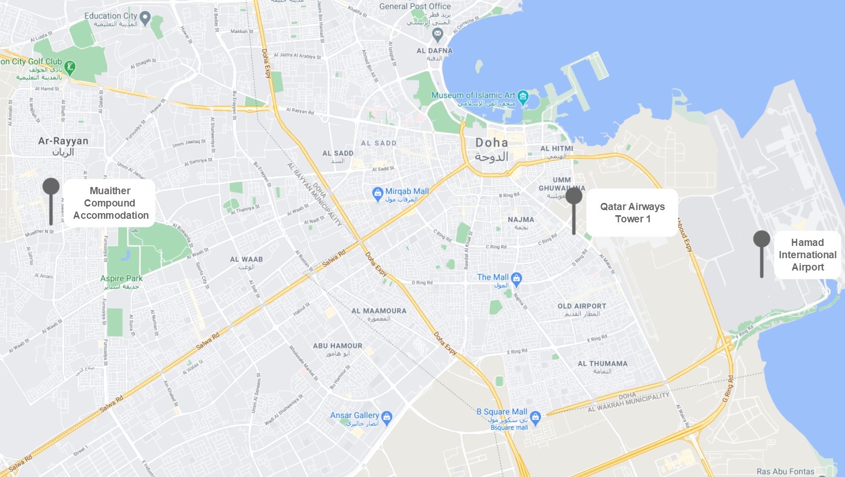 Qatar Airways Group | Company Accommodation – Muaither