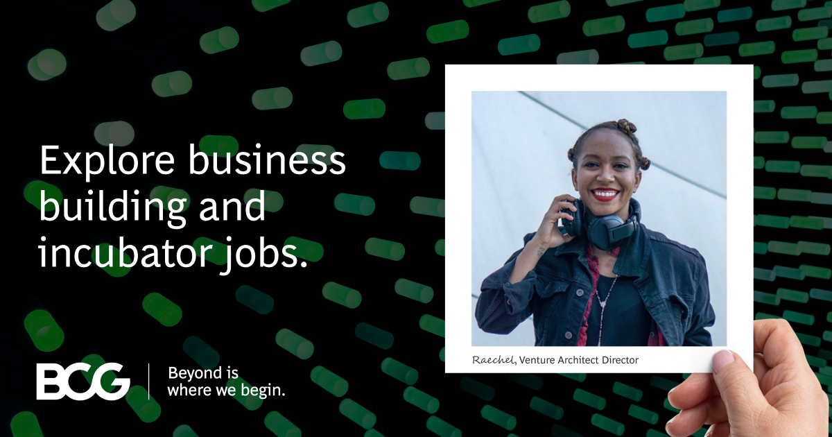 Discover our Start-Up Incubation Team | BCG Careers