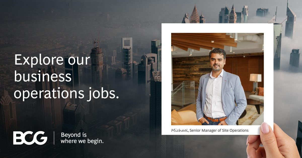 Explore our Business Operations Team | BCG Careers