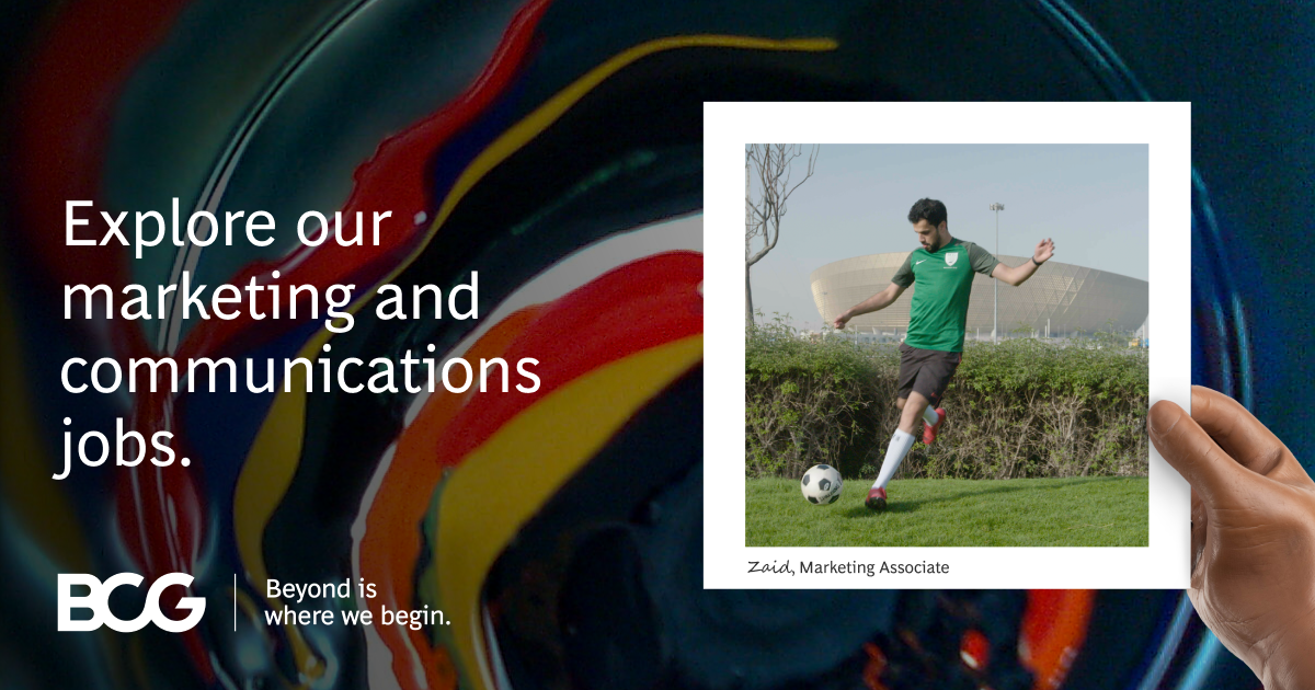 Explore Marketing & Communications Roles | BCG Careers