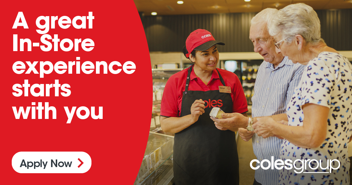 Store Team Member jobs at Coles Group