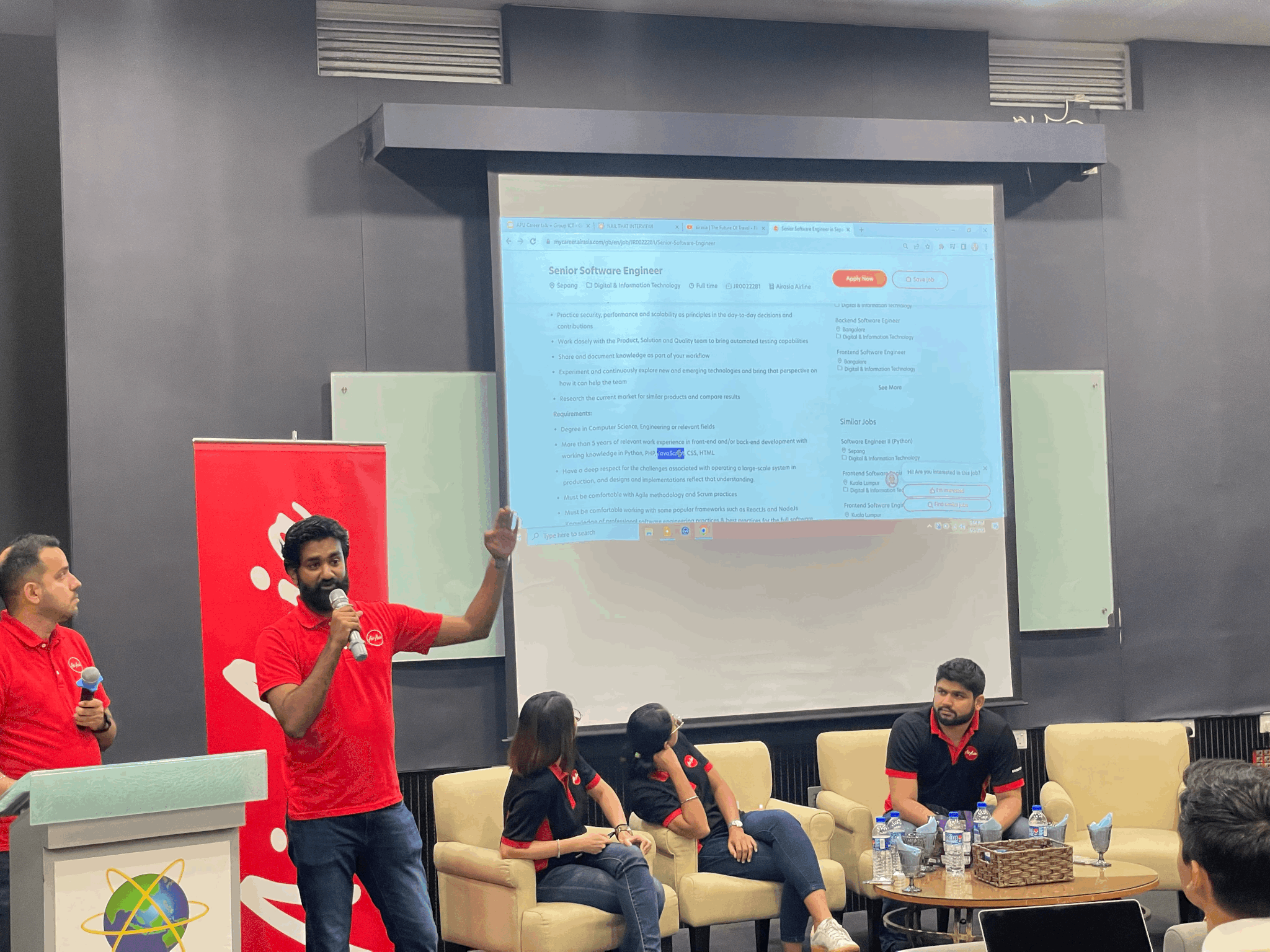 Group ICT & Recruitment Team Speak at Asia Pacific University | AirAsia