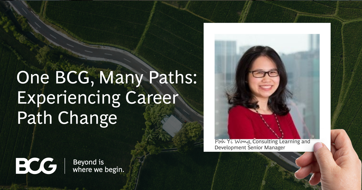 One BCG, Many Paths: Experiencing Career Path Change | BCG