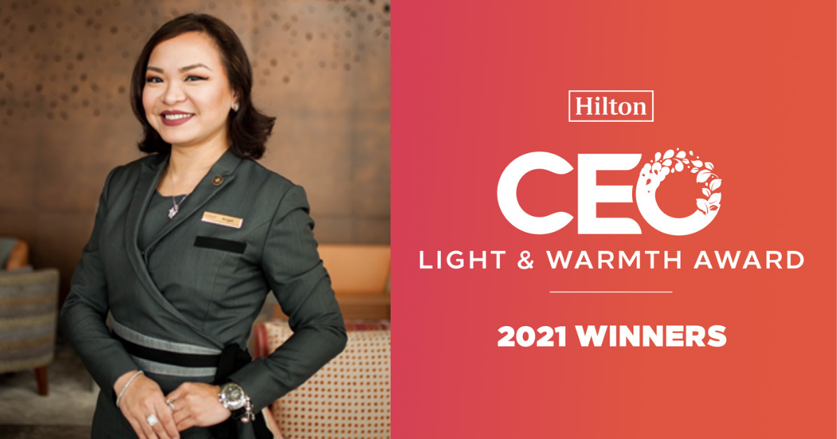 CEO Light & Warmth Award Winner Spotlight: Angel Cabusao-Engle | Hilton
