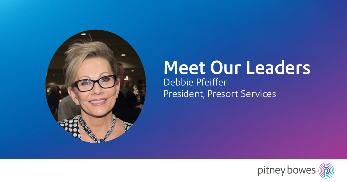 Meet our leaders: Debbie Pfeiffer, Presort Services | Pitney Bowes